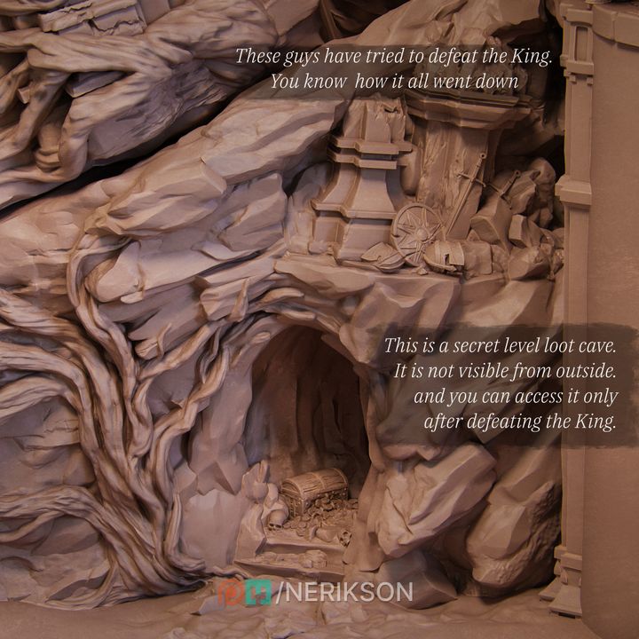 3D Printable BookNook of the Shattered King [presupported] by Nerikson